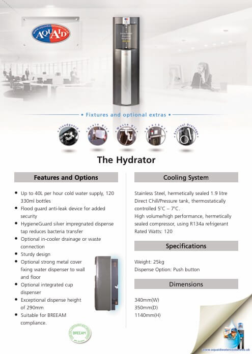 AquAid Arctic Chill 108 FreeStanding Water Dispenser